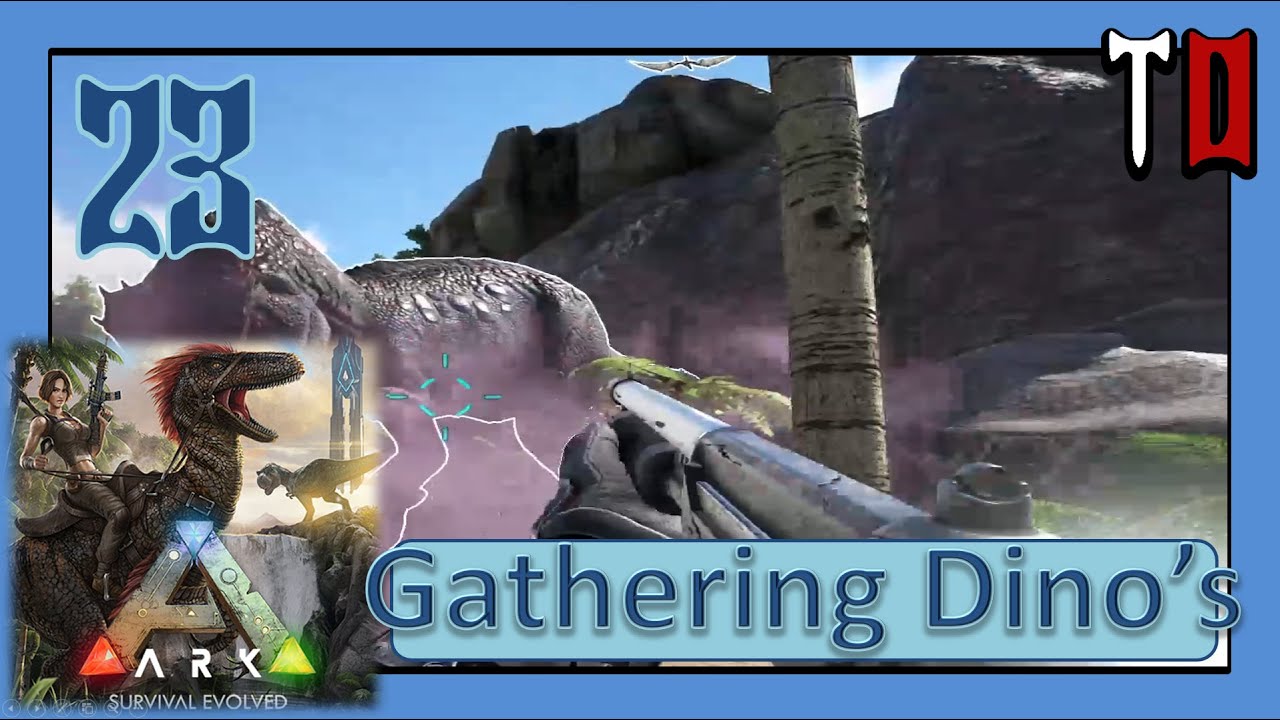 ARK - S1 E23 - Gathering Dino's for the Museum - YouTube