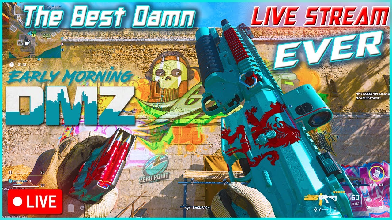 DMZ - Early Morning.... 😎 The Best Damn Live Stream Ever 😎 #dmz # ...