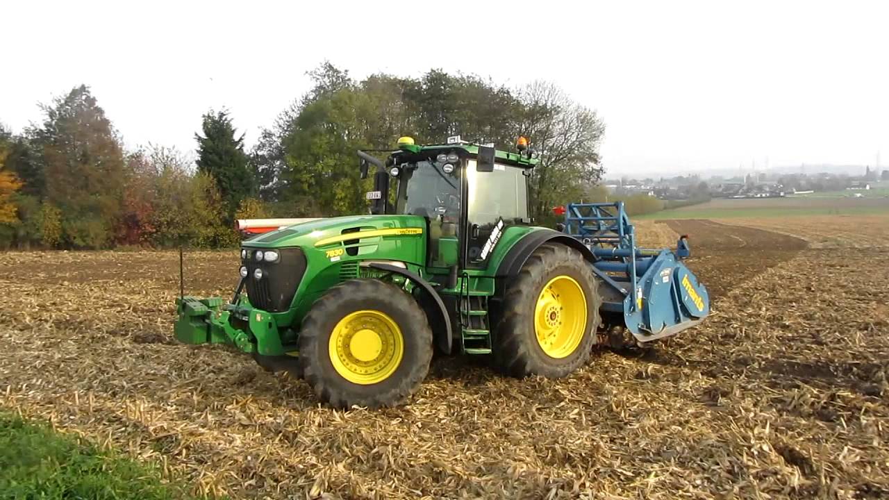 John Deere 7830 - YouTube