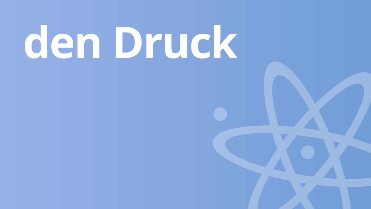 Physik: Einführung in den Druck | Physik | Mechanik - YouTube