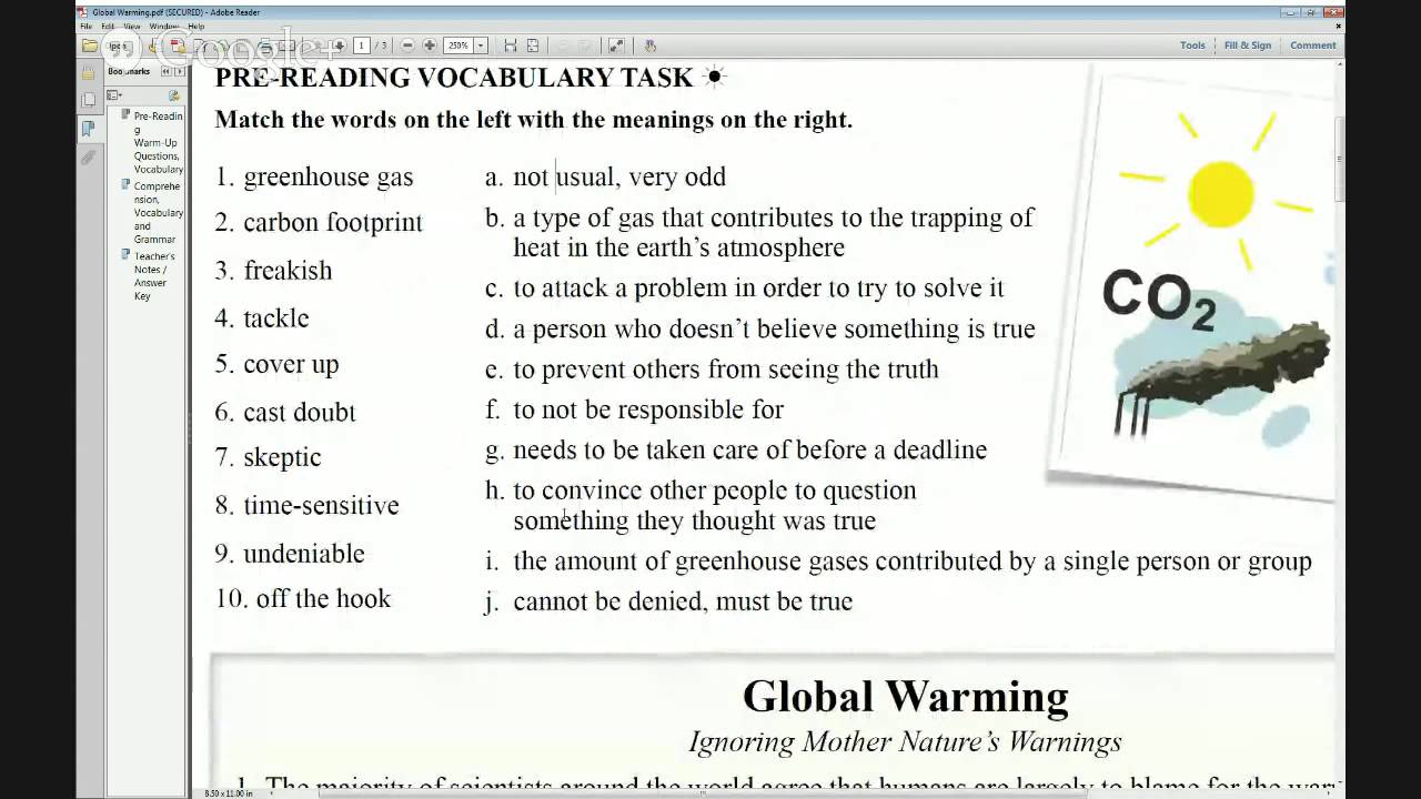 Discussion Starters – Global Warming Level: Intermediate - YouTube