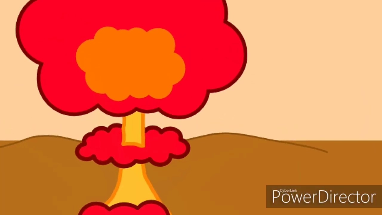 Nuclear Test/Nuclear Explosion//Drawing Cartoons 2//Cartoon Studio ...