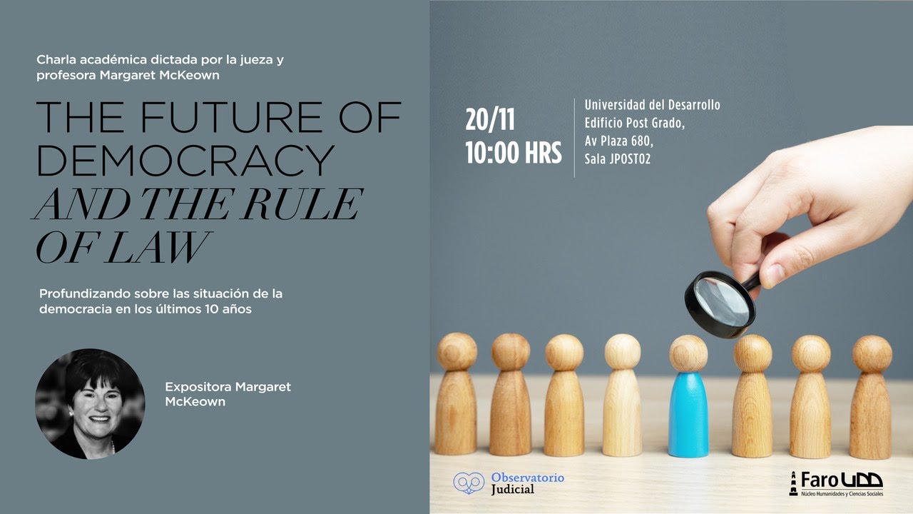 Charla | The Future of Democracy and the Rule of Law - YouTube