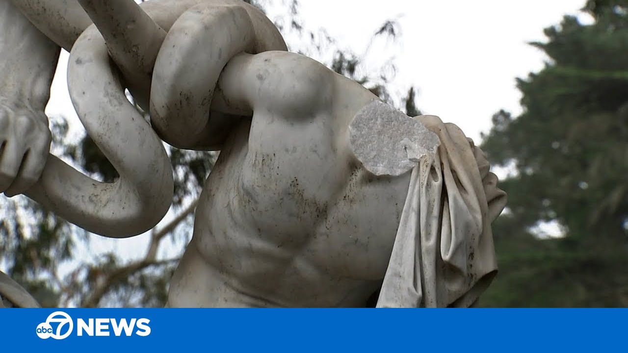 Vandals remove heads from 90-year-old Greek statue at San Francisco ...