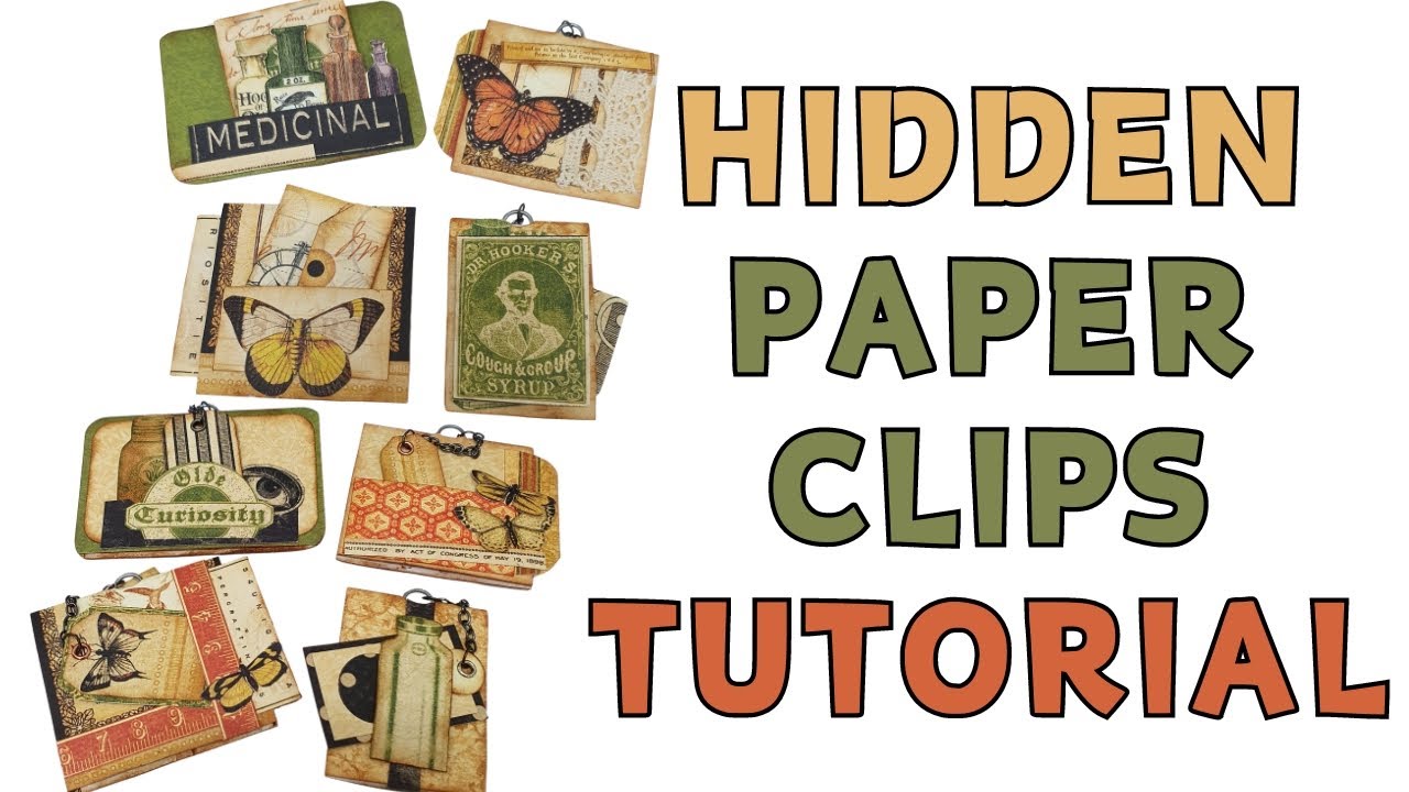 Hidden Paper Clips Tutorial - YouTube