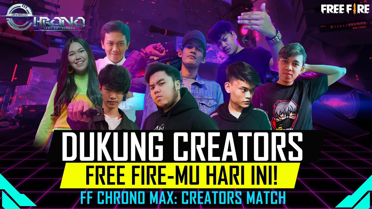 [2020] Free Fire Chrono Max | Creators Match | Clash Squad - YouTube