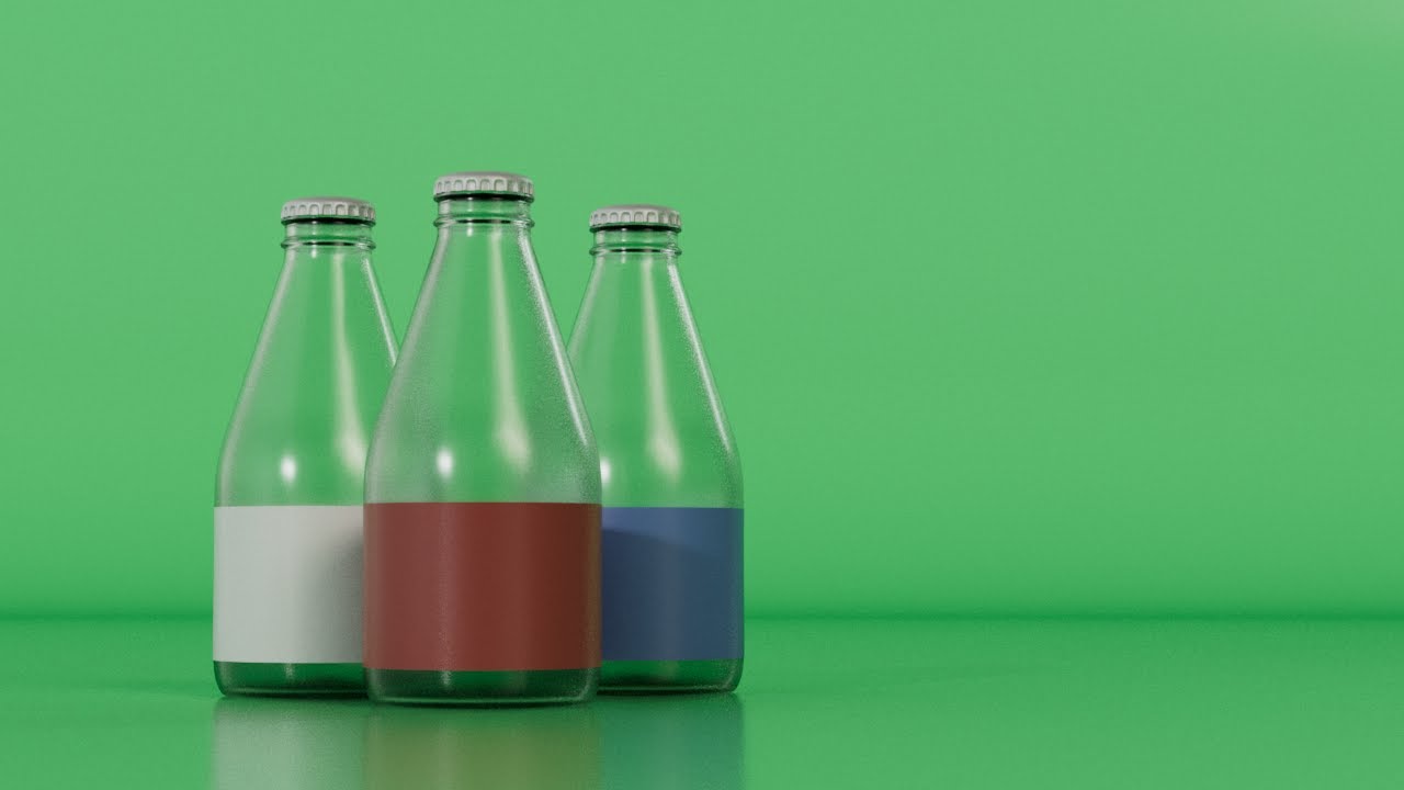 Modeling Short Beer Bottle In Cinema 4d -Timelapse - YouTube