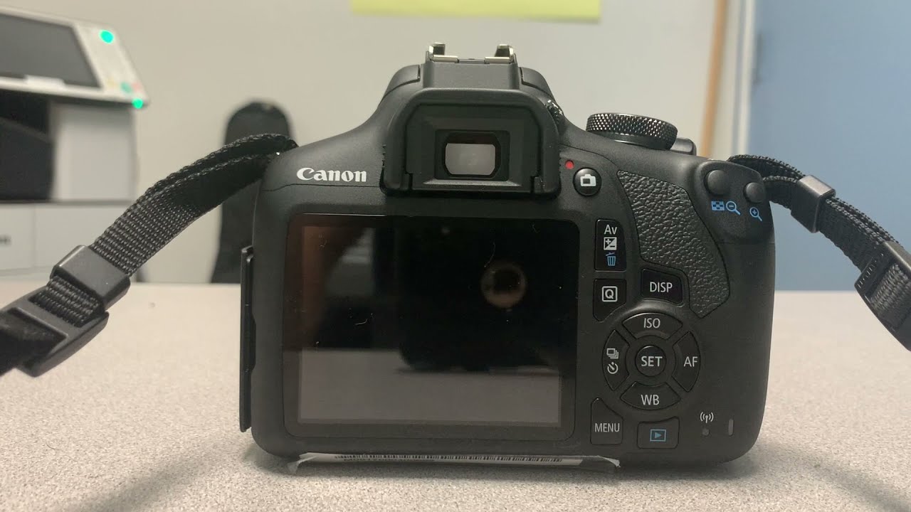 T7 Canon Rebel Tutorial - YouTube