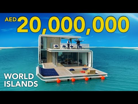 INSIDE A 20,000,000 FLOATING VILLA IN DUBAI | Heart of Europe at World Islands | SEAHORSE | VLOG 37