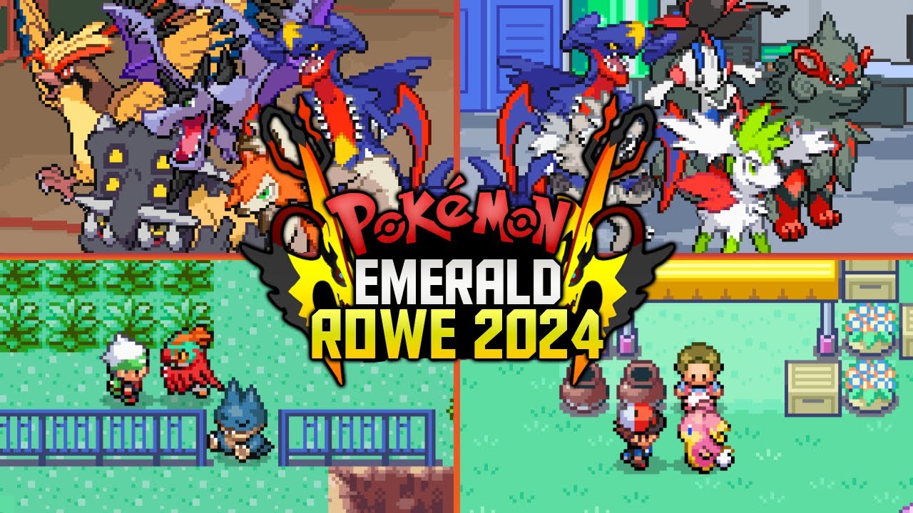 UPDATED Completed Pokemon GBA With Gen 1-8, MEGAS, Following PKMN, EXP ...