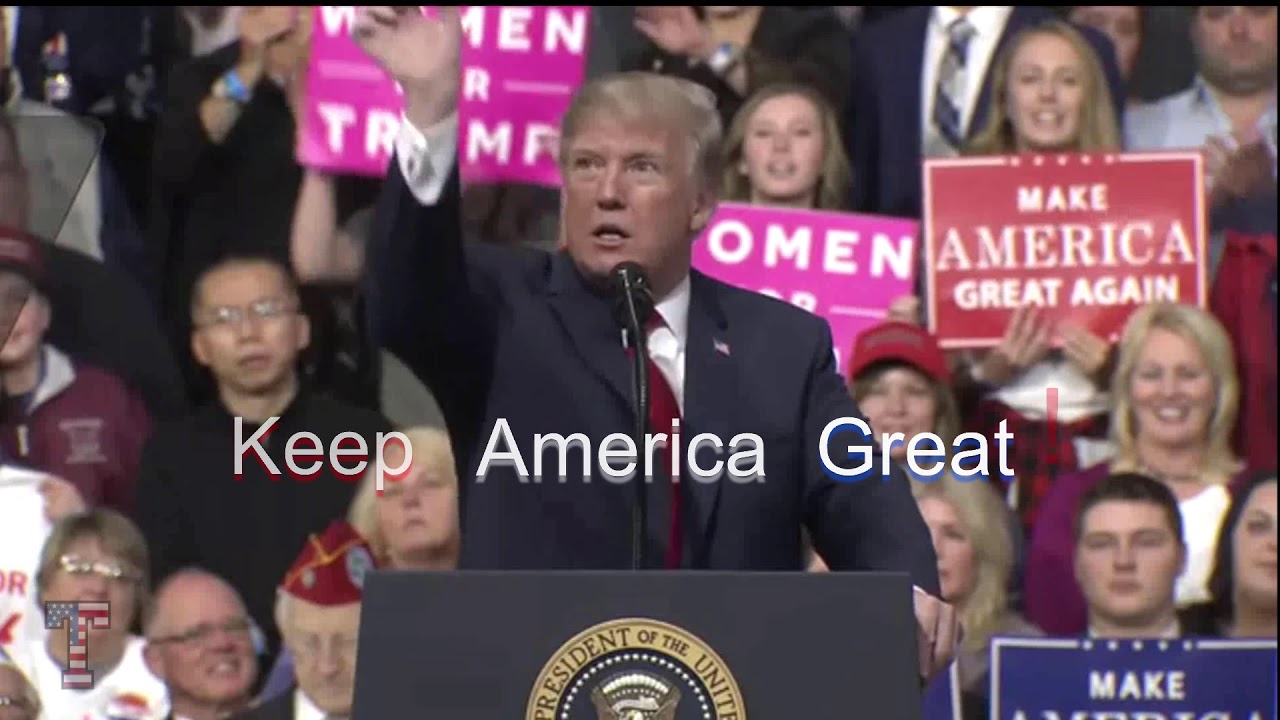 President Trump has Announced His 2020 Campaign Slogan - YouTube