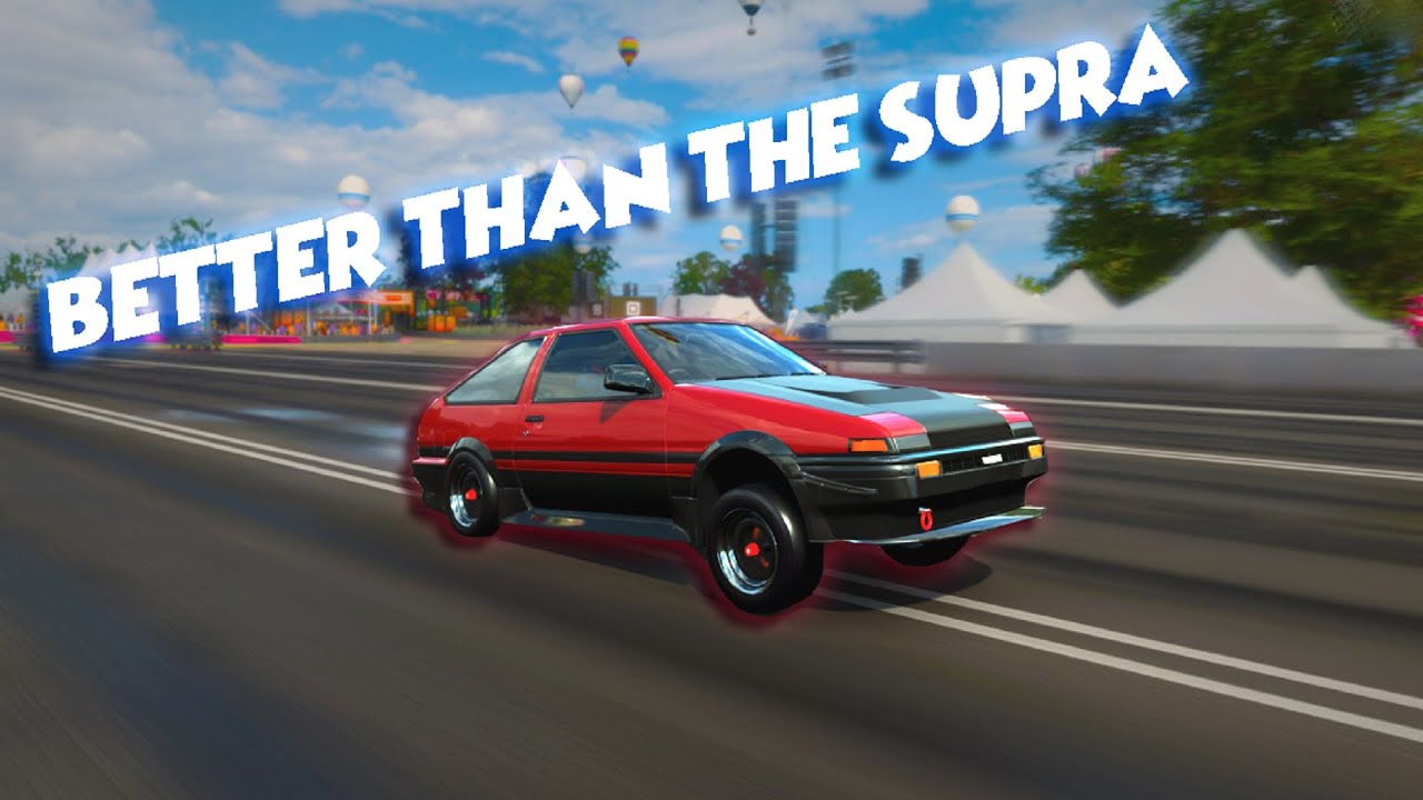 1600HP 2JZ Swapped Toyota AE86 Drag Build | Forza Horizon 4 Toyota AE86 ...