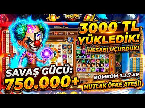 HESABA 3000 TL YÜKLEDİM ÇARI UÇURDUM! | Bombom 3.3.7 #9