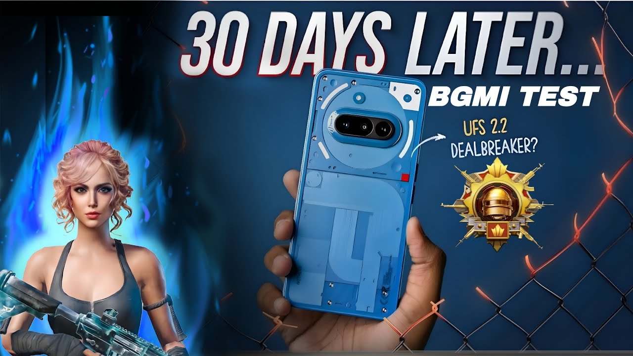 "Is 120 FPS Still Stable? Nothing Phone 3a BGMI Test After 3 Months ...