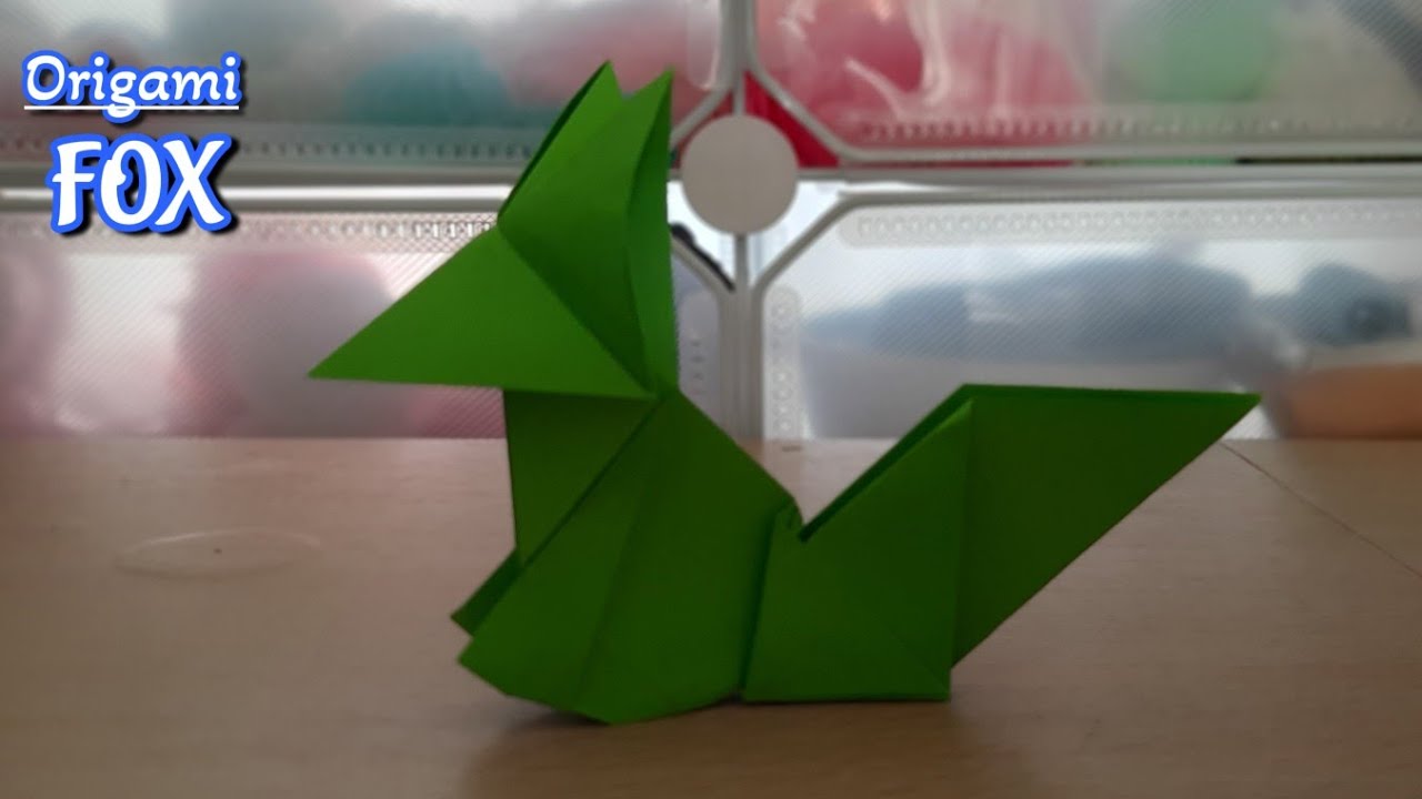 How To Make Fox Origami | Origami Fox - YouTube