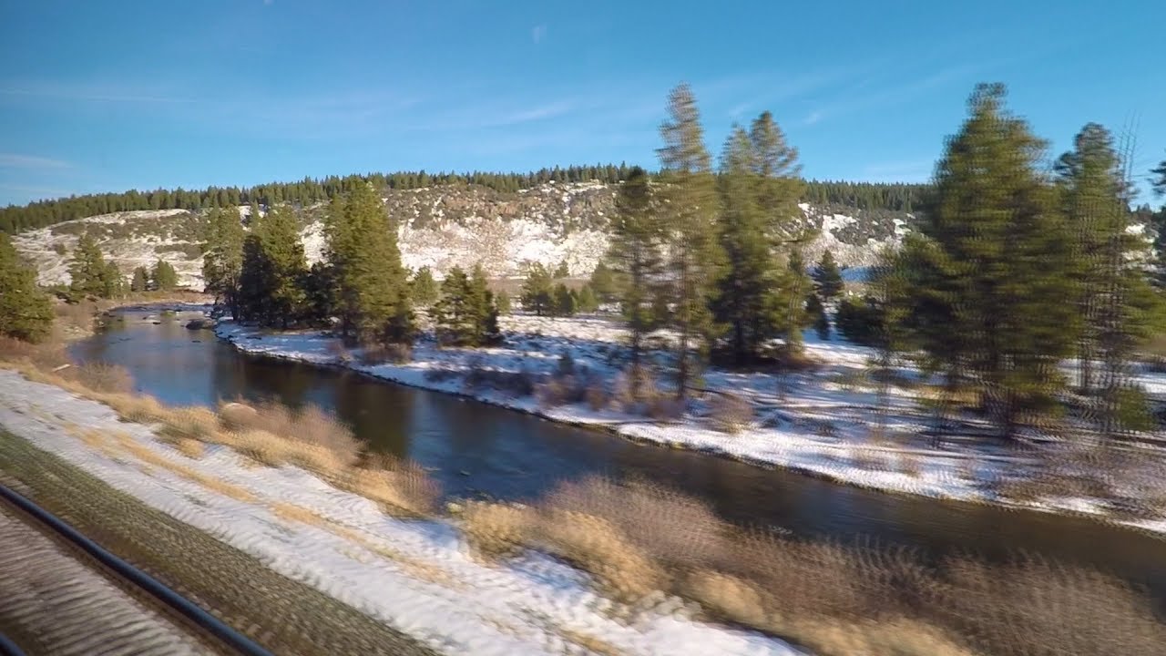 Truckee, CA to Reno, NV - Amtrak California Zephyr - YouTube