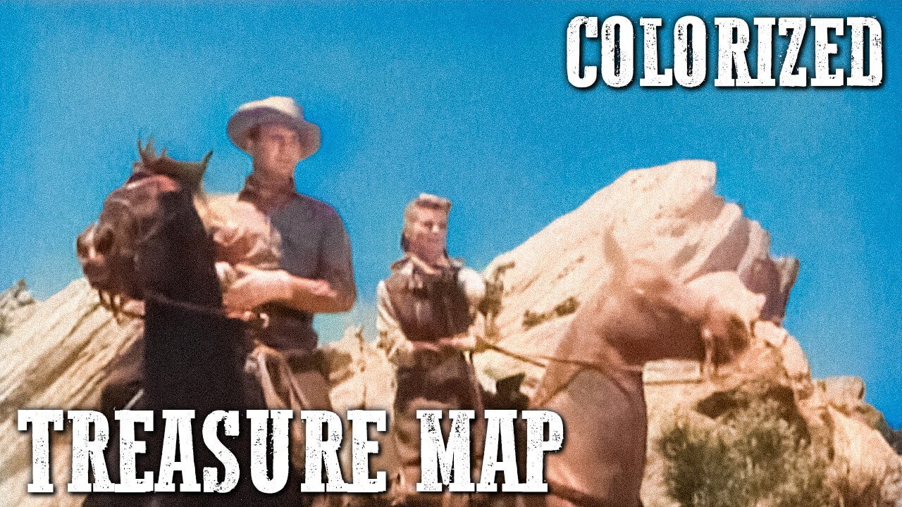 Annie Oakley - Treasure Map | EP76 | COLORIZED | Brad Johnson - YouTube