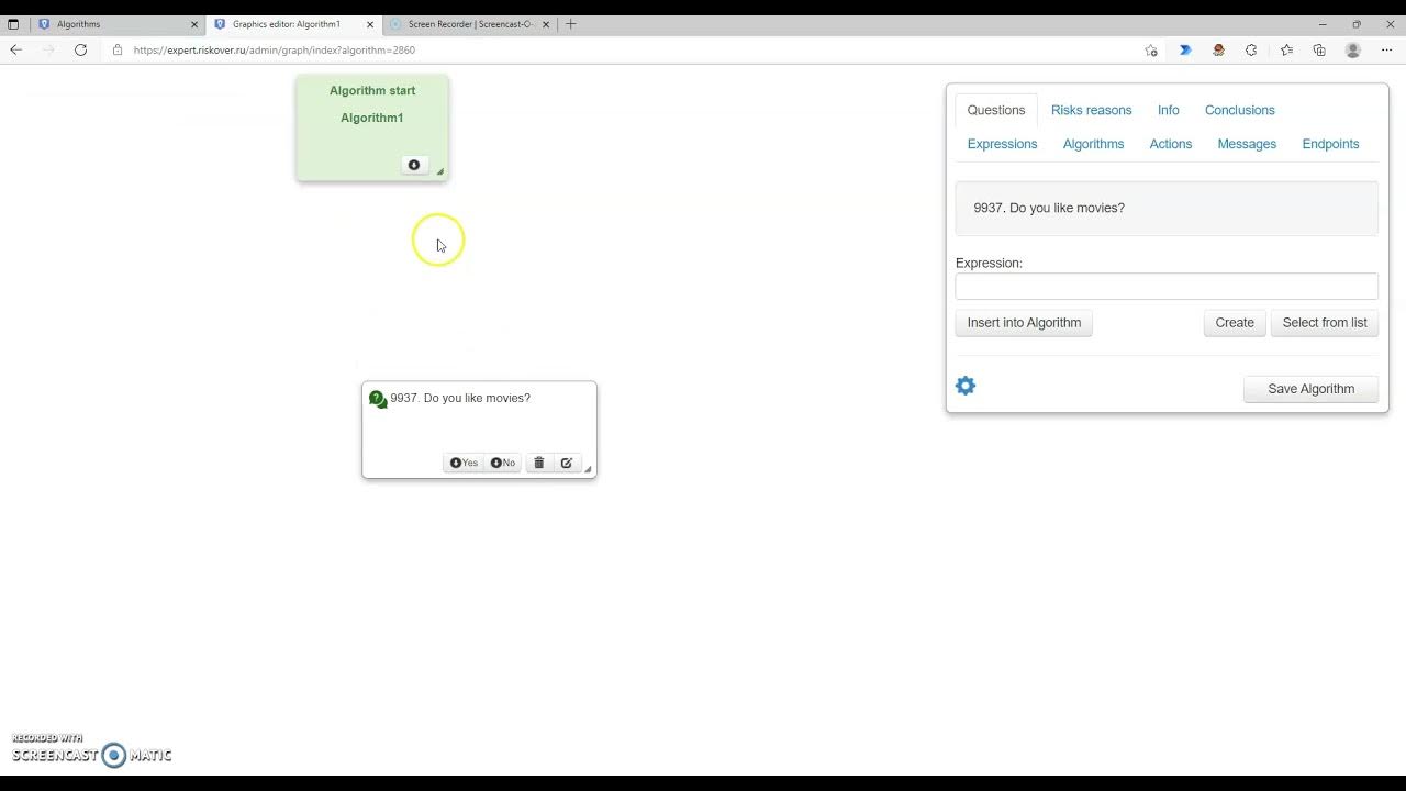 How to create a simple question for a chat bot with botman.one - YouTube