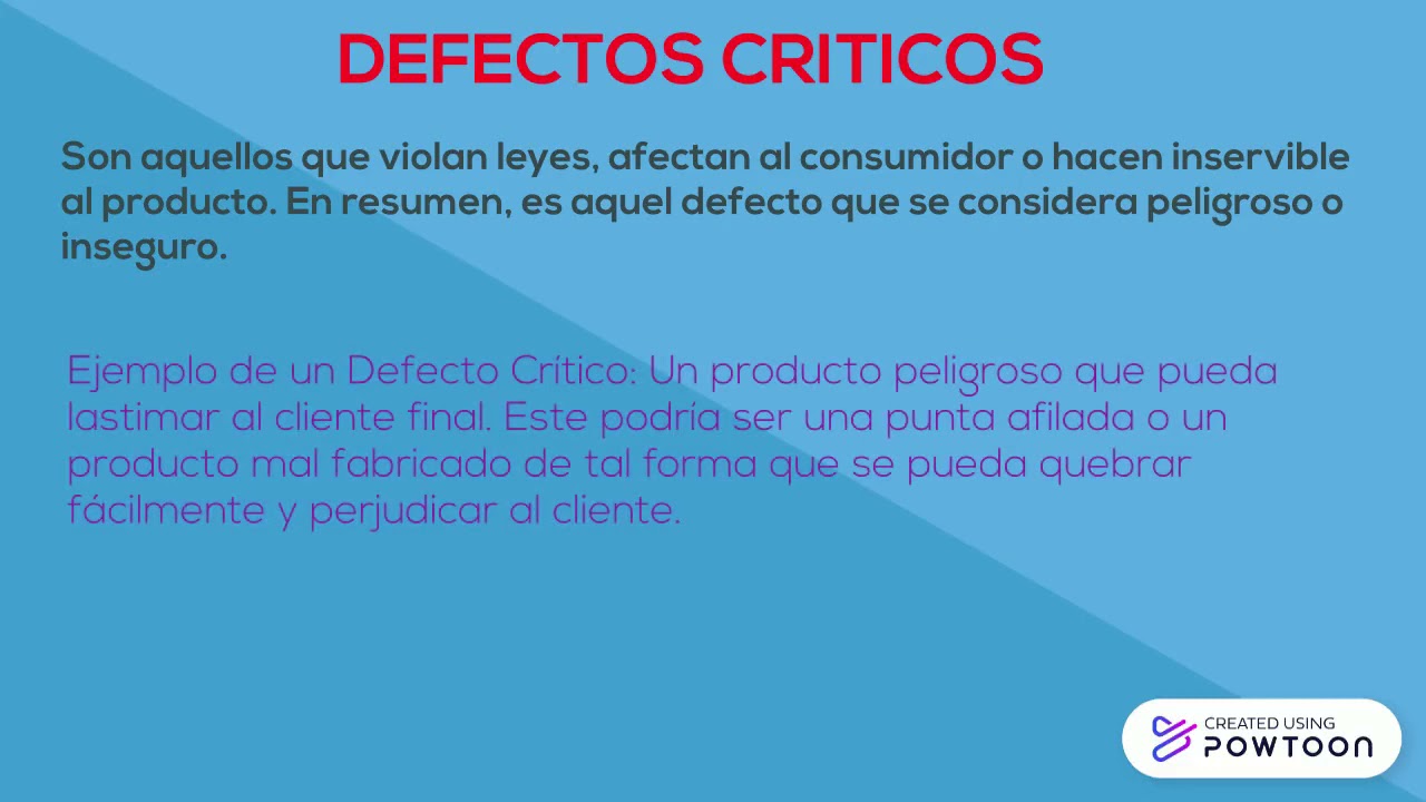 Tipos y detección de defectos de calidad. - YouTube