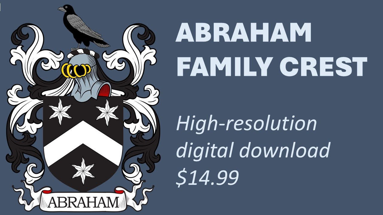 Abraham Family Crest - YouTube