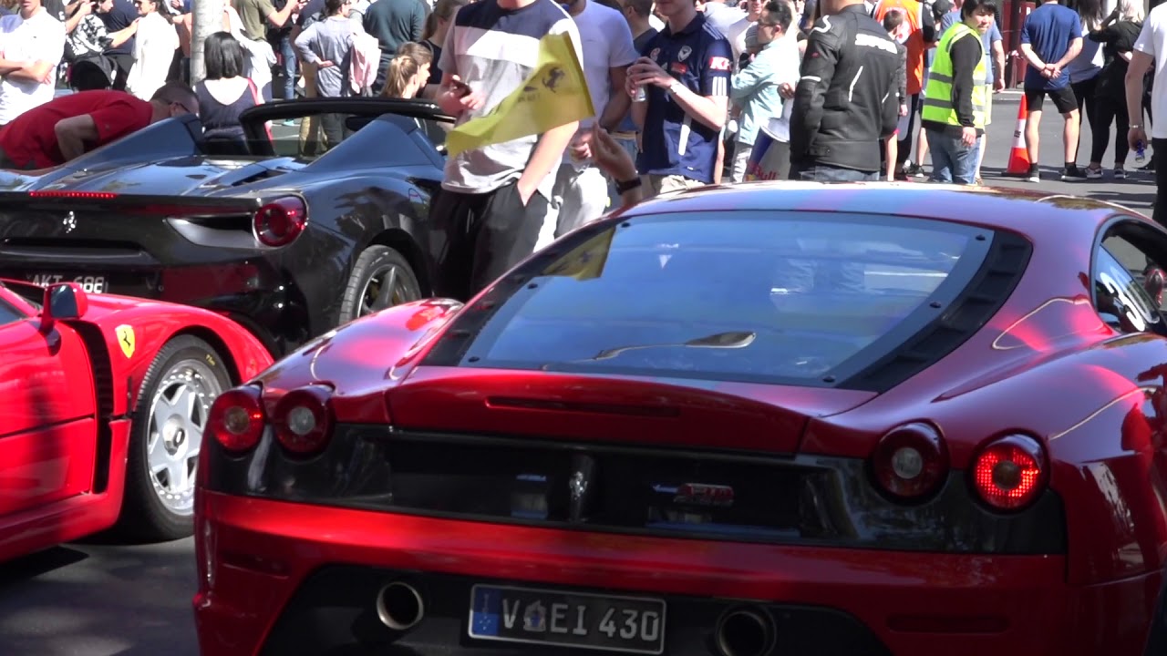 Zagame Ferrari Lygon Street Festival. - YouTube