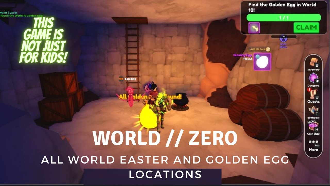 World//Zero - All World Easter Egg and Golden Egg locations - YouTube