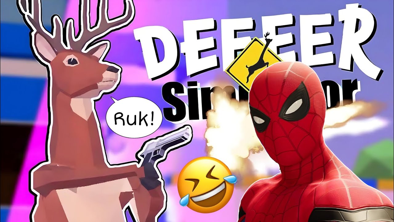 Deer hai ya spider man? 😂 -Deer simulator | deer Simulator future world ...