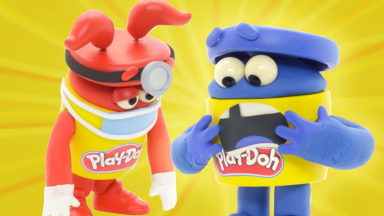 BOO BOO DENTIST | Play Doh Show | Play-Doh For Kids - YouTube