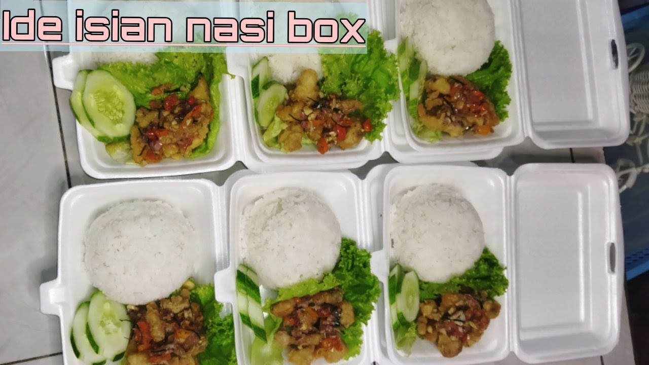 IDE MENU NASI BOX (BISA JADI IDE JUALAN MENGUNTUNGKAN) - YouTube