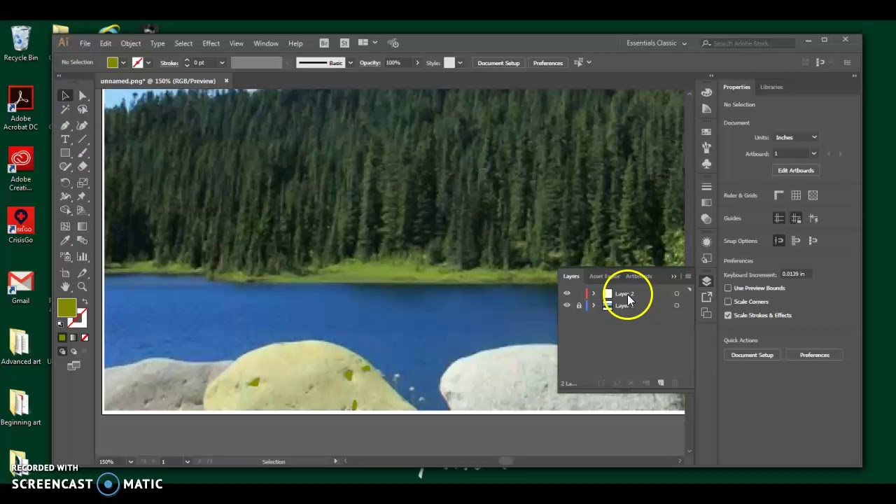 Pen tool Skylines/Landscapes - YouTube