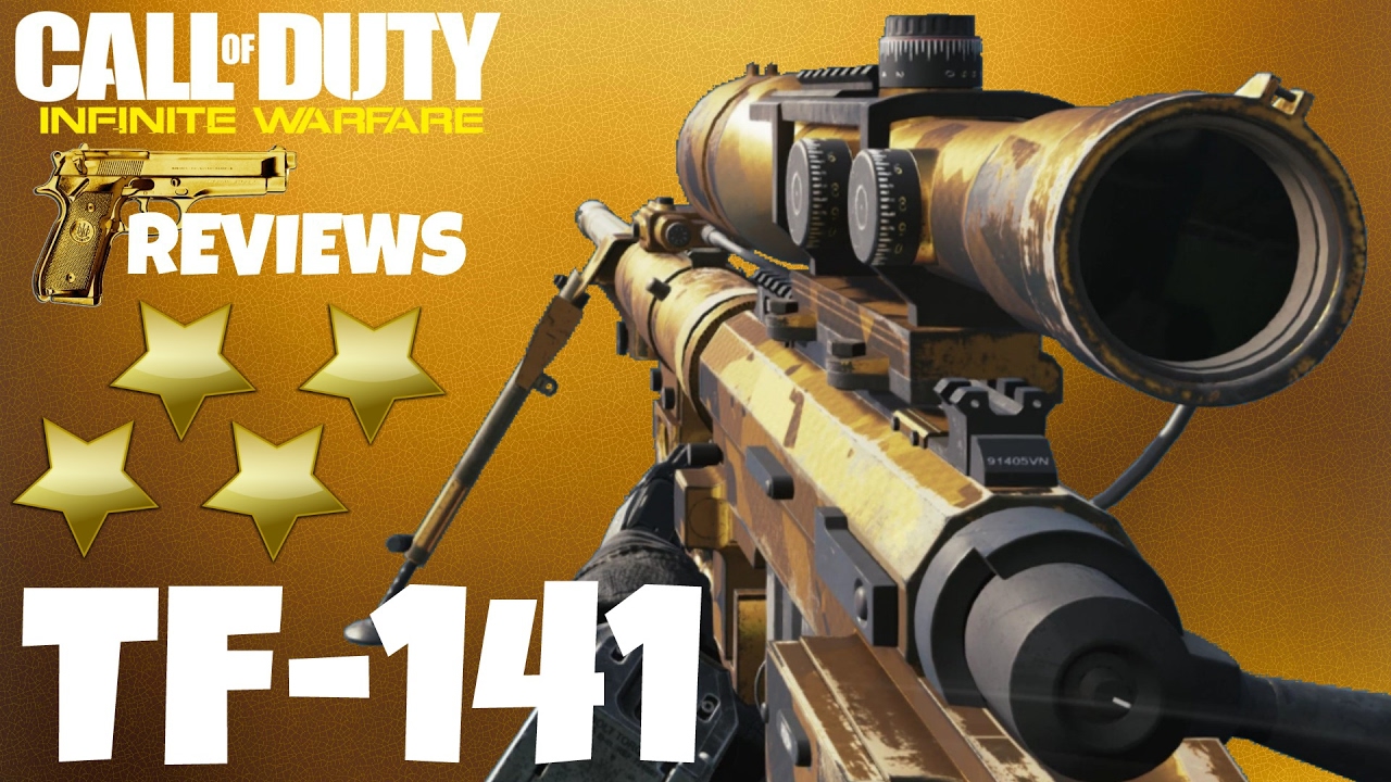 TF-141 Golden Weapon Review (Call of Duty: Infinite Warfare) - YouTube