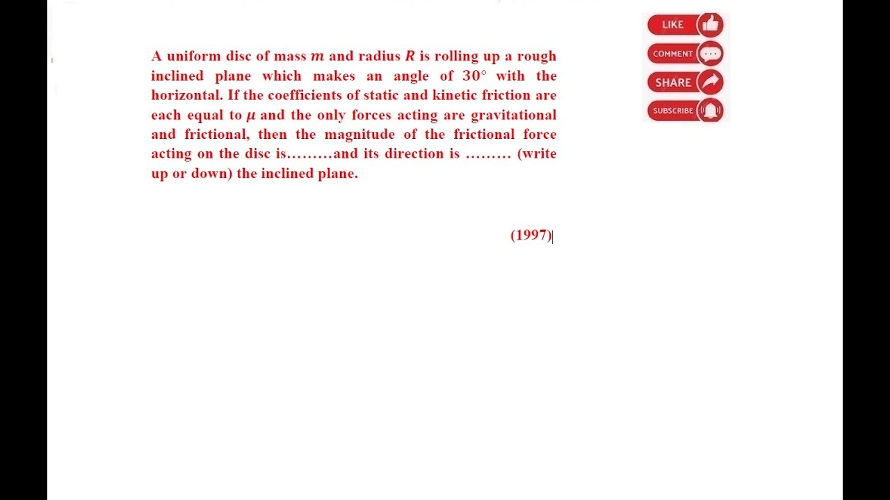 IIT JEE Mains and Advanced PYQ: Rotation #neet #jeemain #jeeadvance # ...