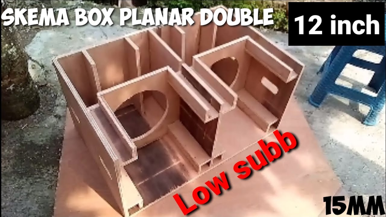 Seperti ini skema box planar double 12 inch custom||Kafiofficial - YouTube