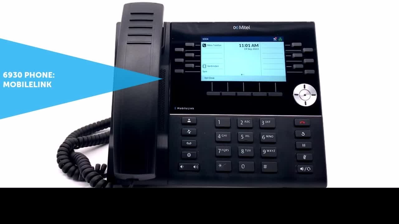 6930 Phone: Mobilelink: MiVoice Business - YouTube