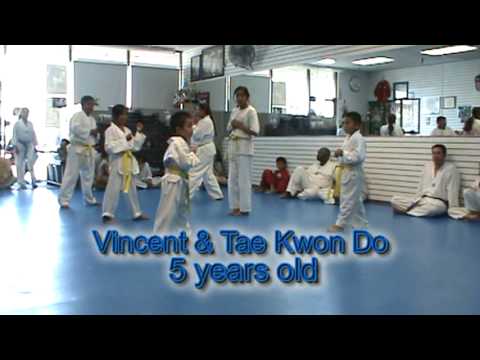 VINCENT VO (5 yrs old) & TAE KWON DO - YouTube