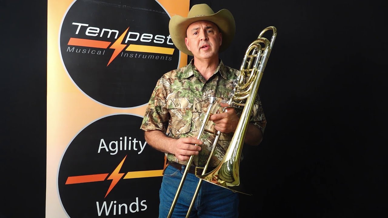 Tempest Musical Instruments - Bass Trombone Bb - YouTube