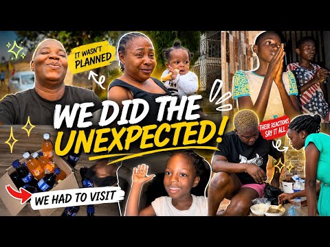 WE HAVE NOT HEARD FROM MY AUNT FOR LONG SO WE DECIDED TO VISIT BUT ENDED UP DOING THE UNEXPECTED 😳