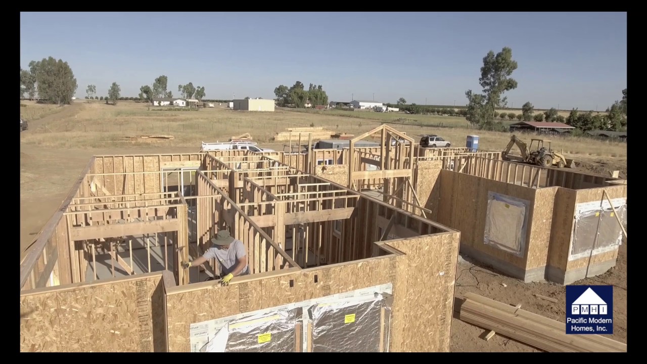 Watch this Home Being Framed and Sided in 12 Days. - YouTube