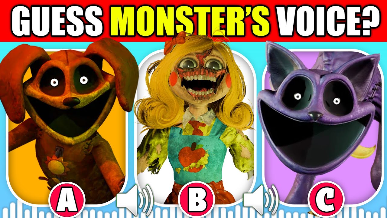 GUESS THE MONSTER'S VOICE | Poppy Playtime Chapter 3 | Smiling Critters ...
