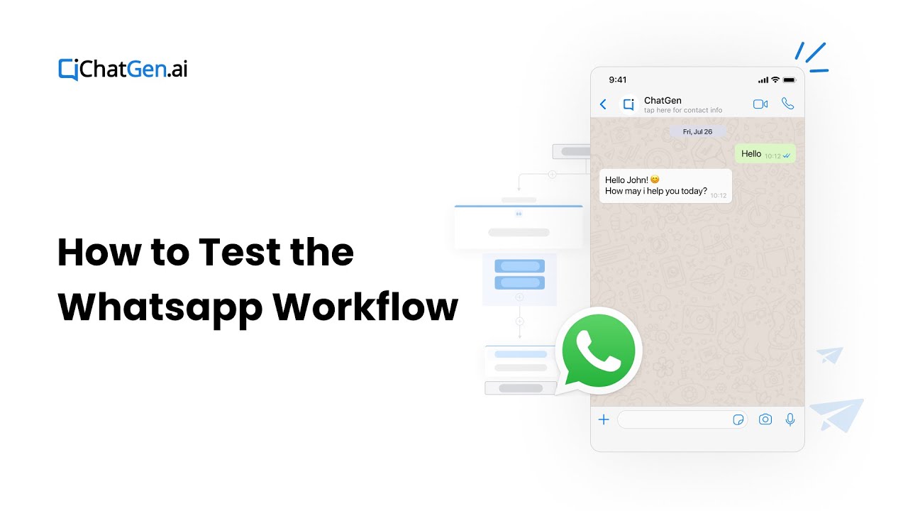 How to Test the Whatsapp Workflow - YouTube