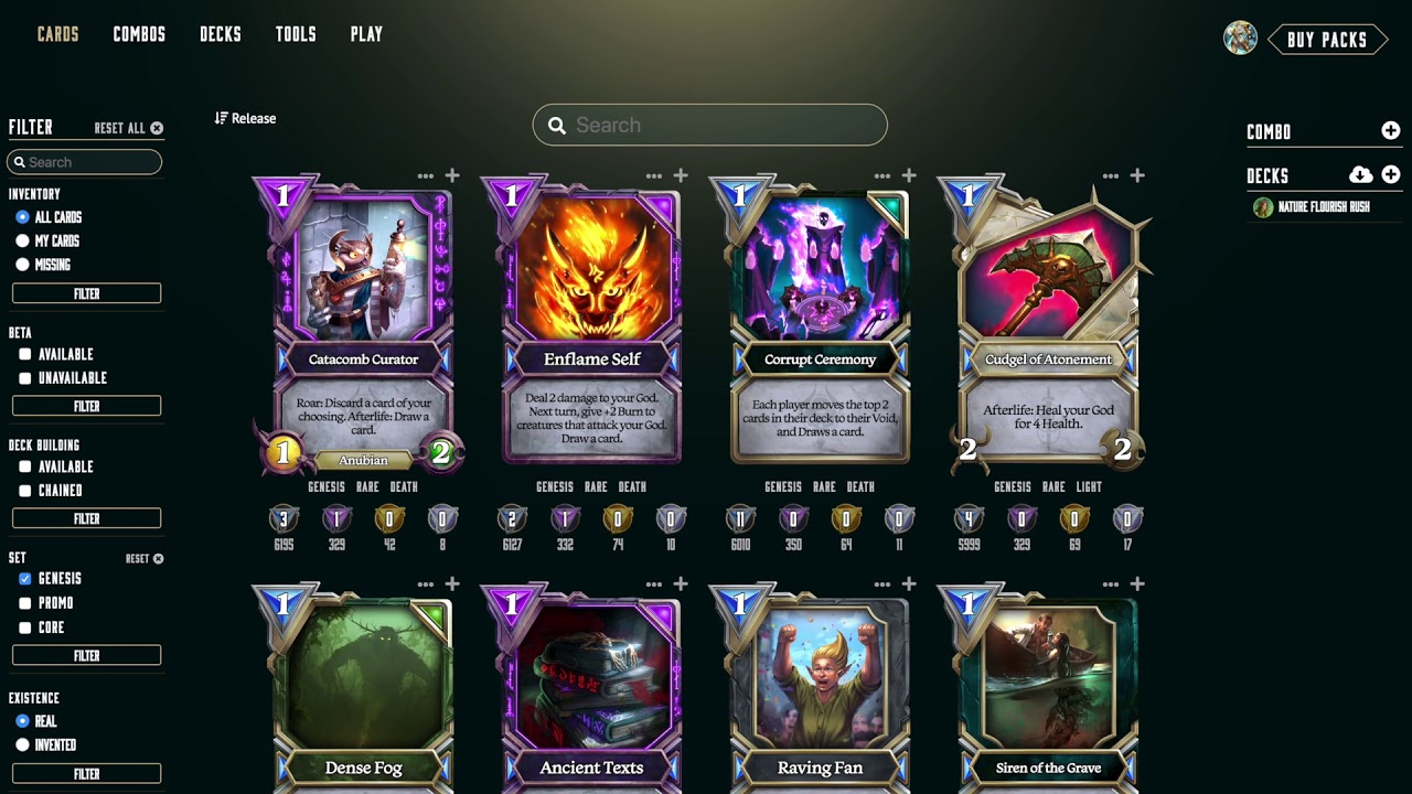 Pack Purchase - Advanced Cockpit - Purchase History - Gods Unchained ...