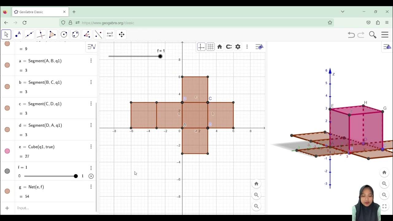 Menghitung Volume Kubus Dll dengan Aplikasi Geogebra - YouTube