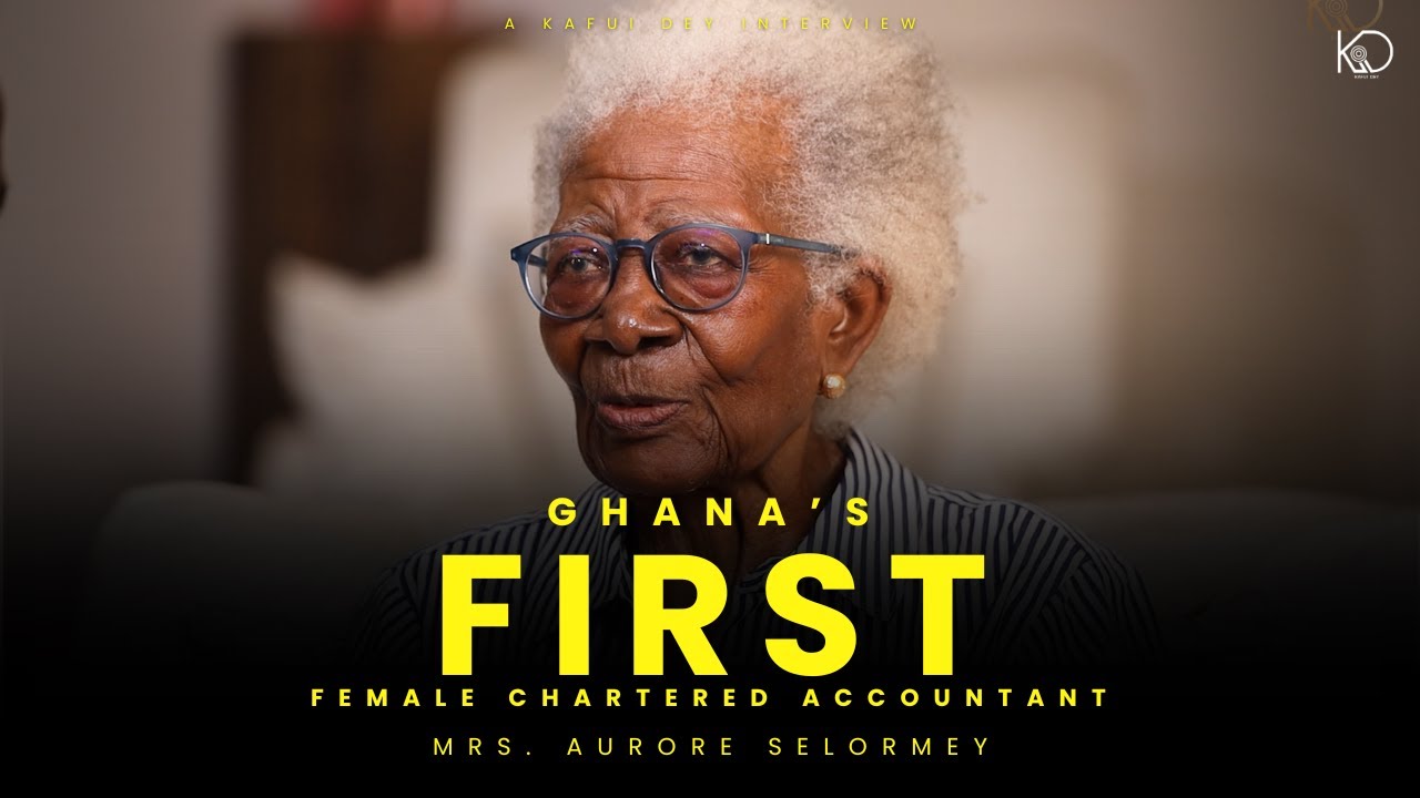 Kafui Dey Interviews Mrs. Aurore Selormey. She's 94 & Ghana's First ...