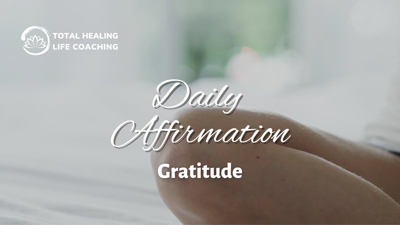 🧘🏼‍♀️🗣️Daily Affirmation | Gratitude (Guided Affirmations for ...