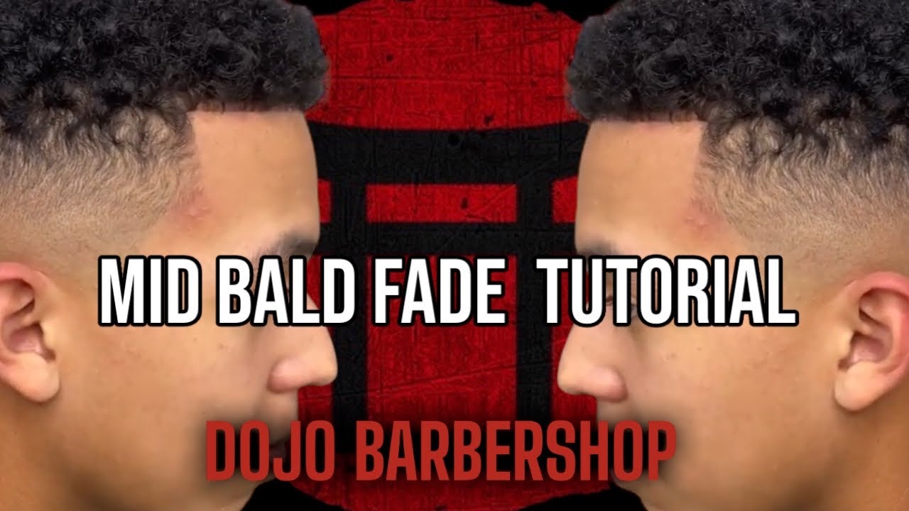 Mid Bald fade on curly hair // Degradado medio en pelo rizado - YouTube