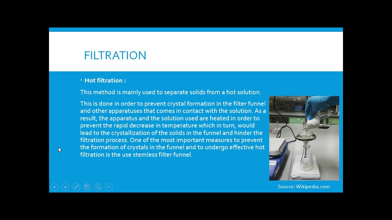 Filtration - Mechanical Separation Process - YouTube