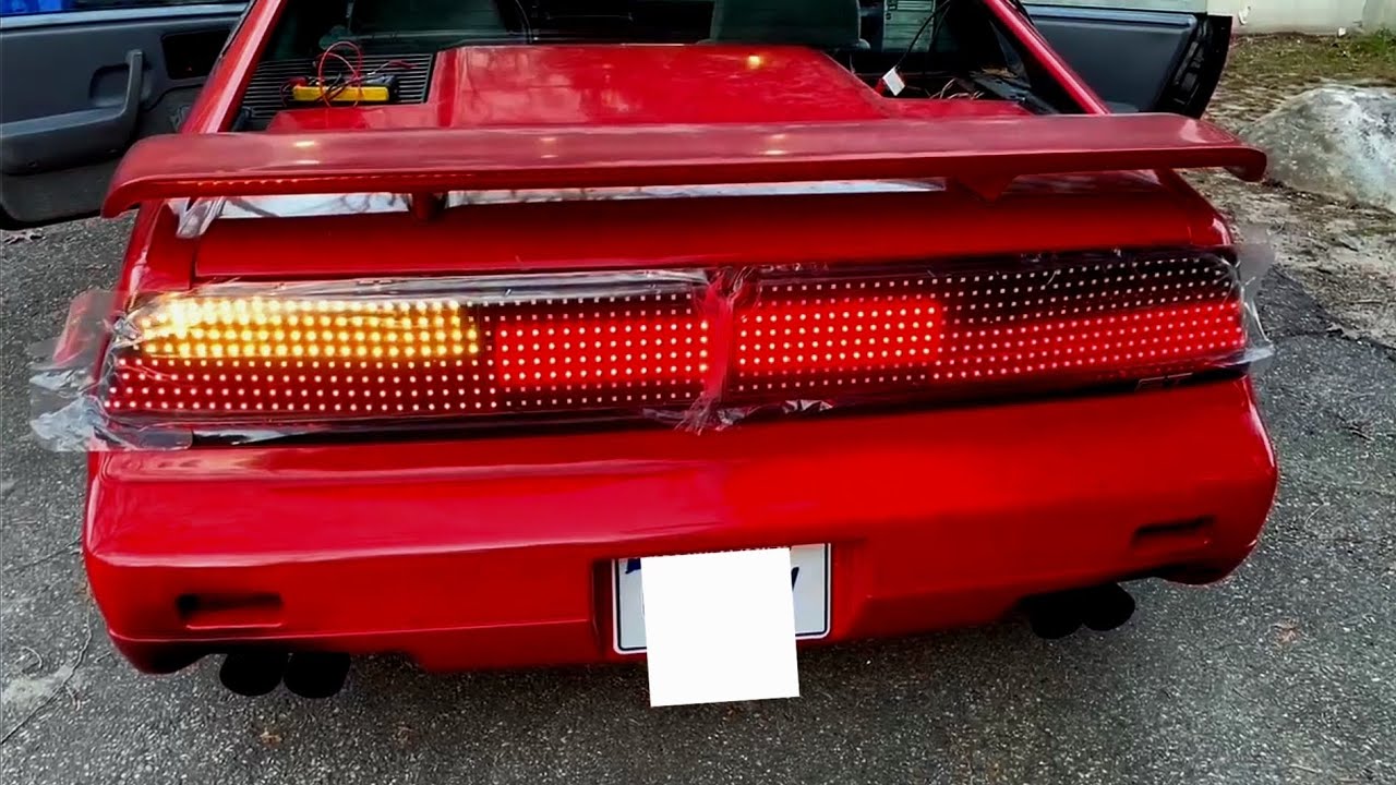 BraveTECH - Fiero GT LED RGB Neopixel Tail Light Kit with Bluetooth ...