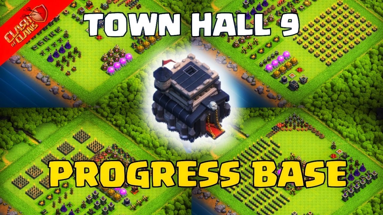 TOP 10 TH9 PROGRESS BASE WITH LINK | TH9 PROGRESS BASE | #th9base # ...