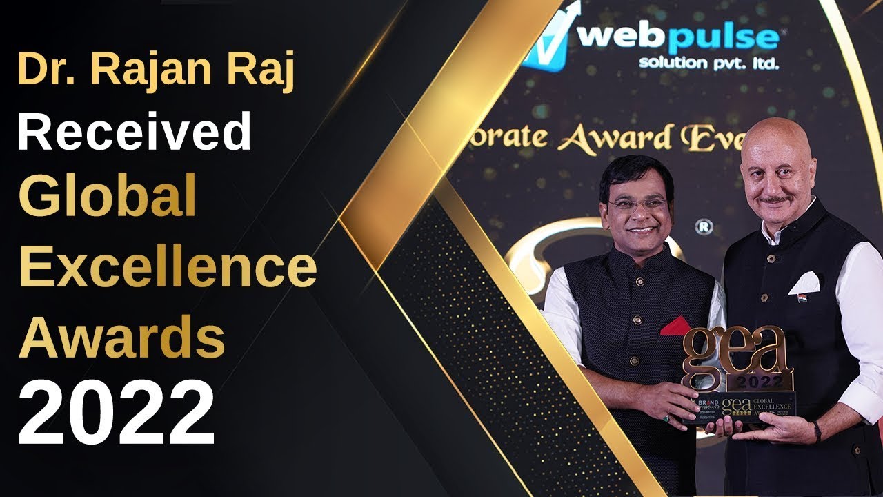 Dr. Rajan Raj Won GEA2022 For Best Astrologer in Bihar | Anupam Kher ...