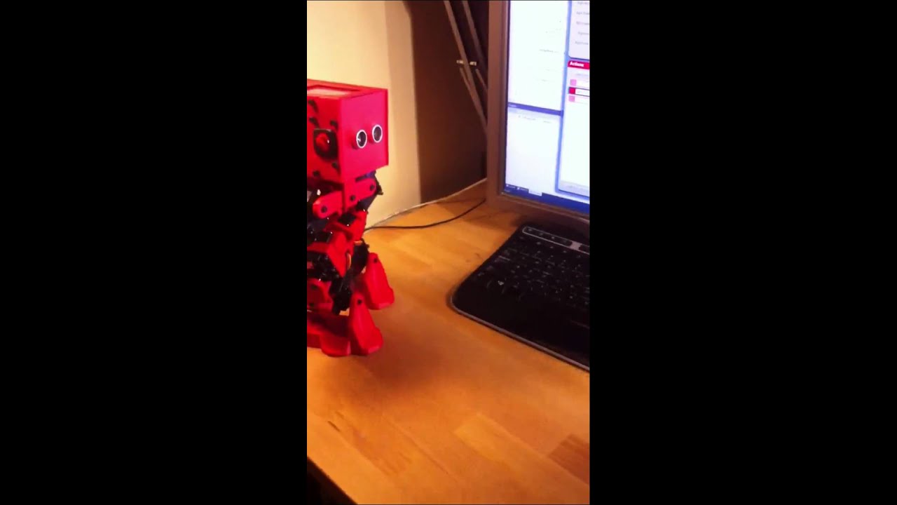 Rofi Bipedal Robot Takes Its First Steps Youtube